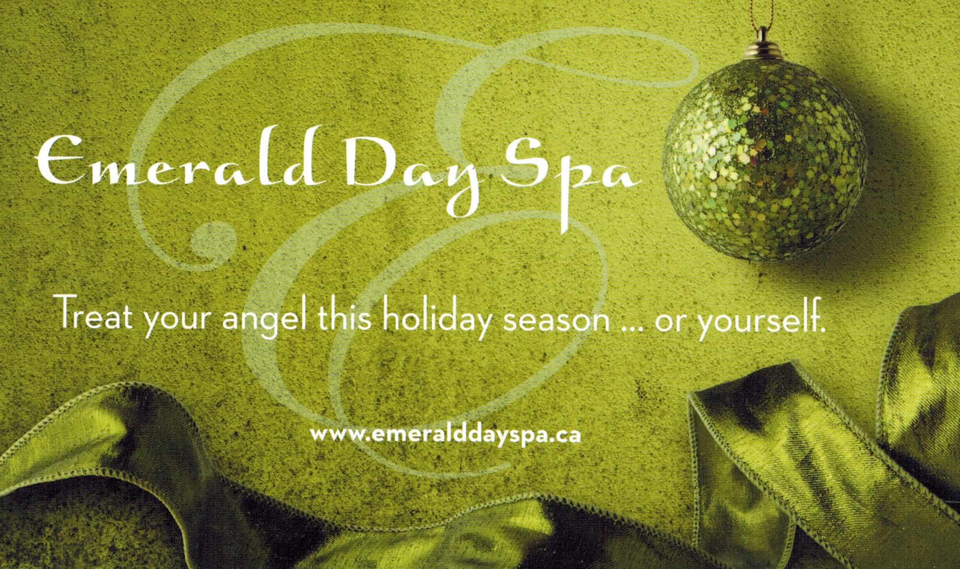 Christmas Gift Certificate Promotion - Emerald Day Spa